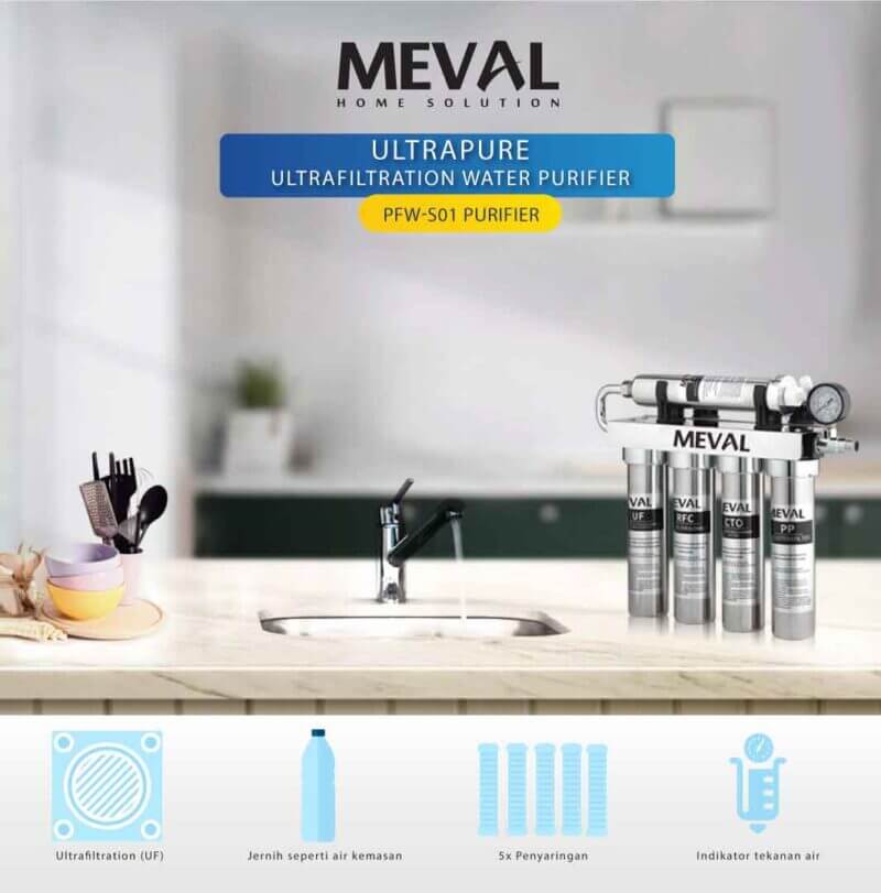 Review Water Purifier Ultrapure UF By Meval.id - Fakhrurpedia